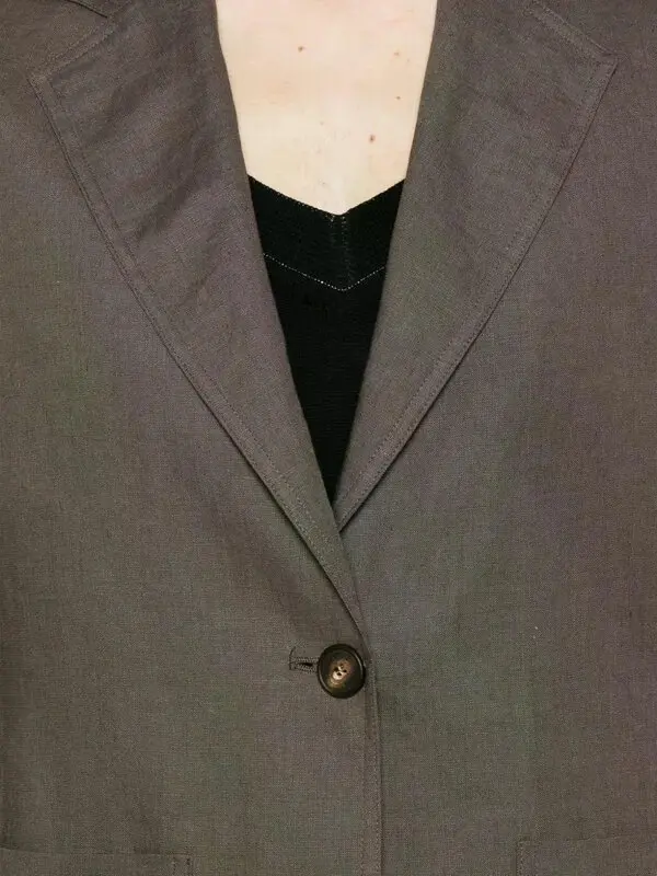 PANICALE Belted Single-breasted Jacket