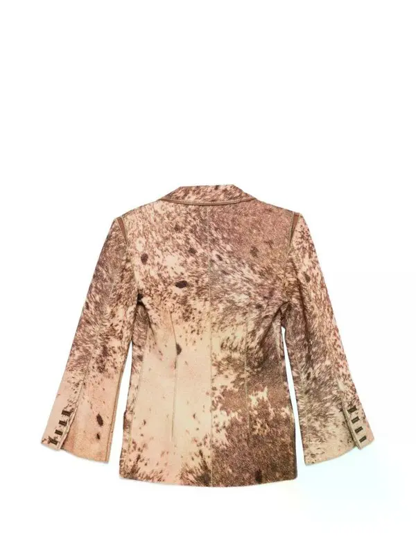 Roberto Cavalli 2000s Animal-print Jacket