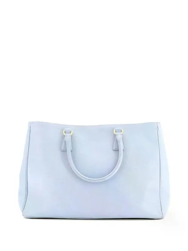 Prada Lux Open Saffiano Leather Large Tote Bag - Blue