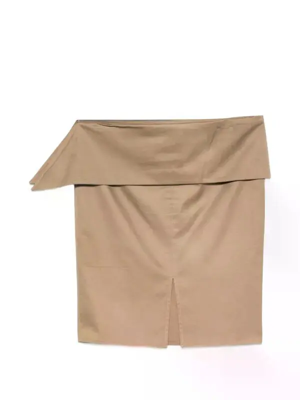 Gucci 2000s Fold-over Mini Skirt