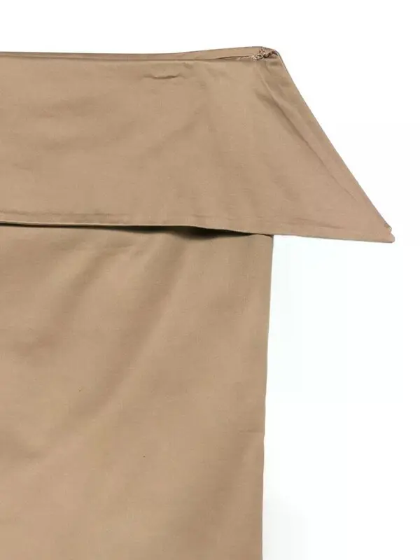 Gucci 2000s Fold-over Mini Skirt