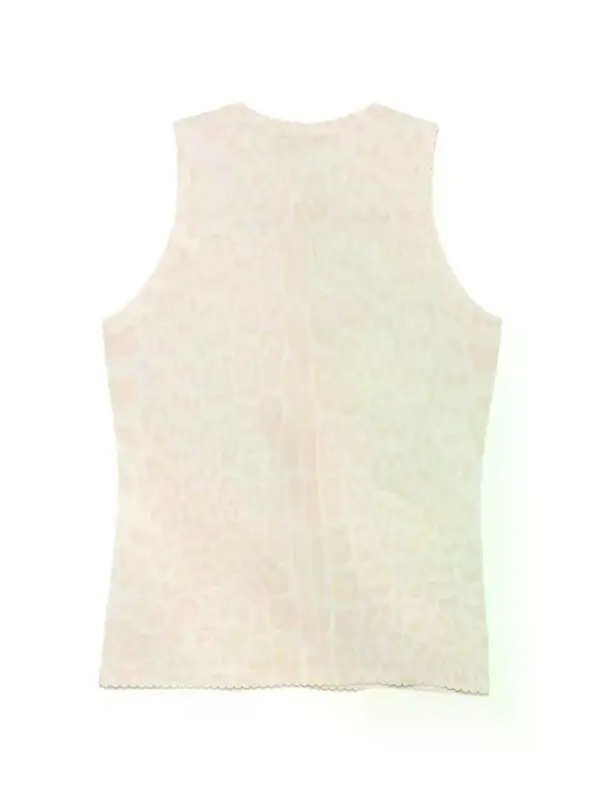 Roberto Cavalli 2000s Leopard-print Tank Top