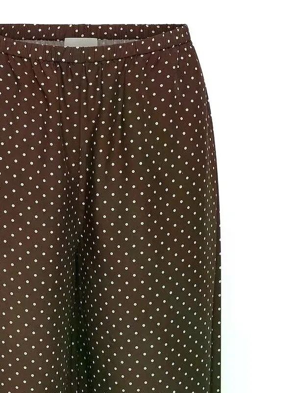 Posse Evie Polka-dot Trousers - Brown