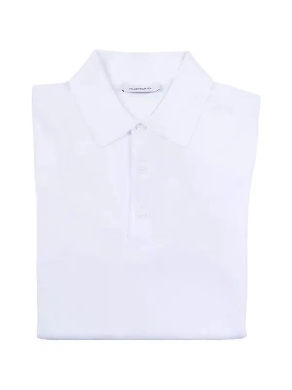 KANGRA Button-fastening Polo Shirt - White