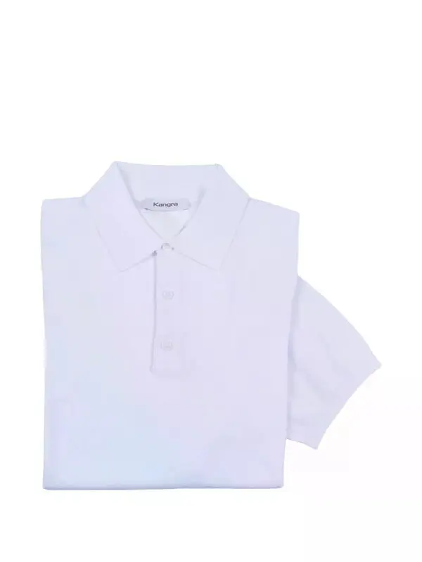 KANGRA Button-fastening Polo Shirt - White