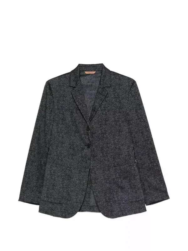 ROMEO GIGLI 1990s Floral-print Blazer