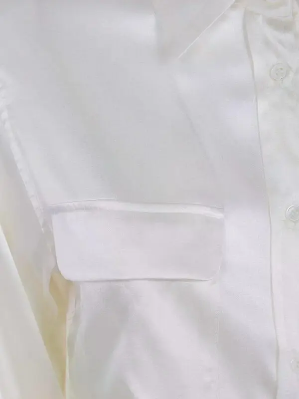 ARCHIVIO '67 Silk Flap-pocket Shirt - White