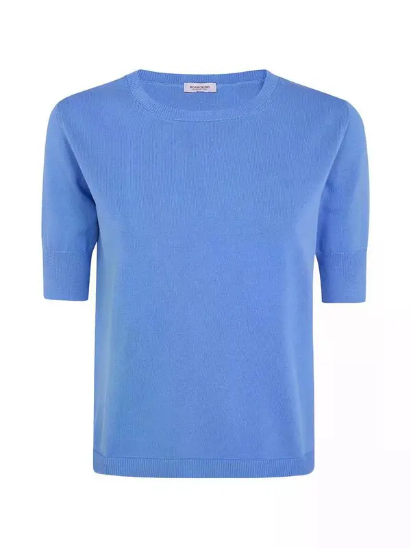 Rossopuro Short-sleeve Knitted Top