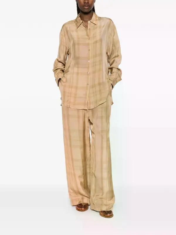 THE FRANKIE SHOP Peri Check-pattern Shirt