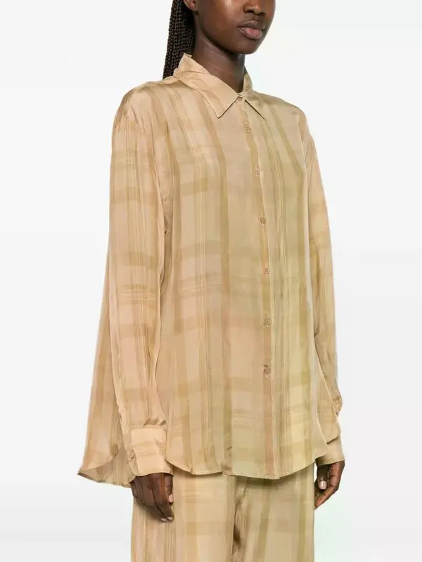 THE FRANKIE SHOP Peri Check-pattern Shirt