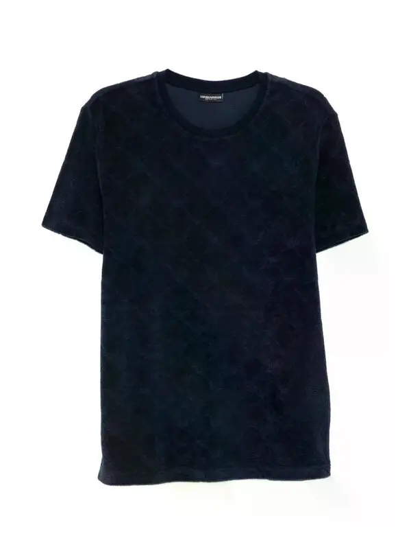 Emporio Armani Logo-jacquard Terry T-shirt