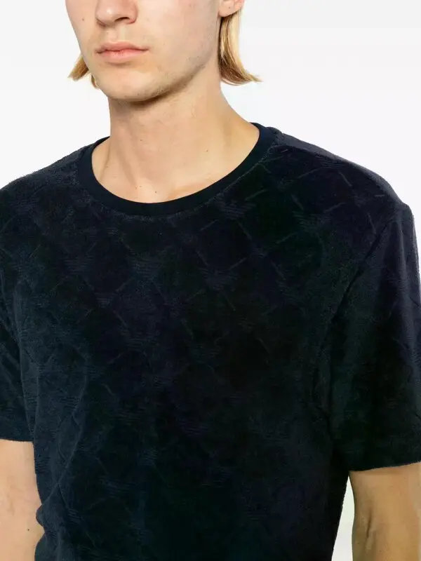 Emporio Armani Logo-jacquard Terry T-shirt