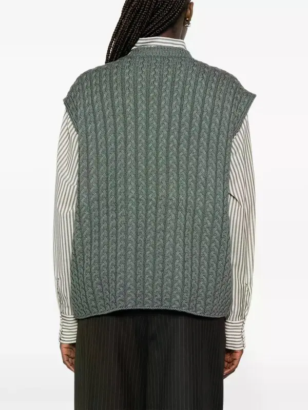 Loewe Anagram Cable-knit Sweater