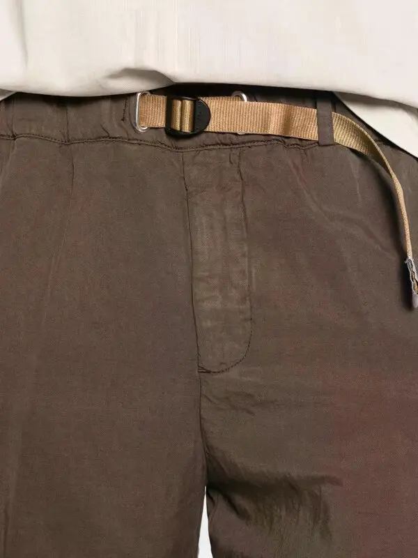 WHITE SAND Elasticated-waistband Shorts - Brown