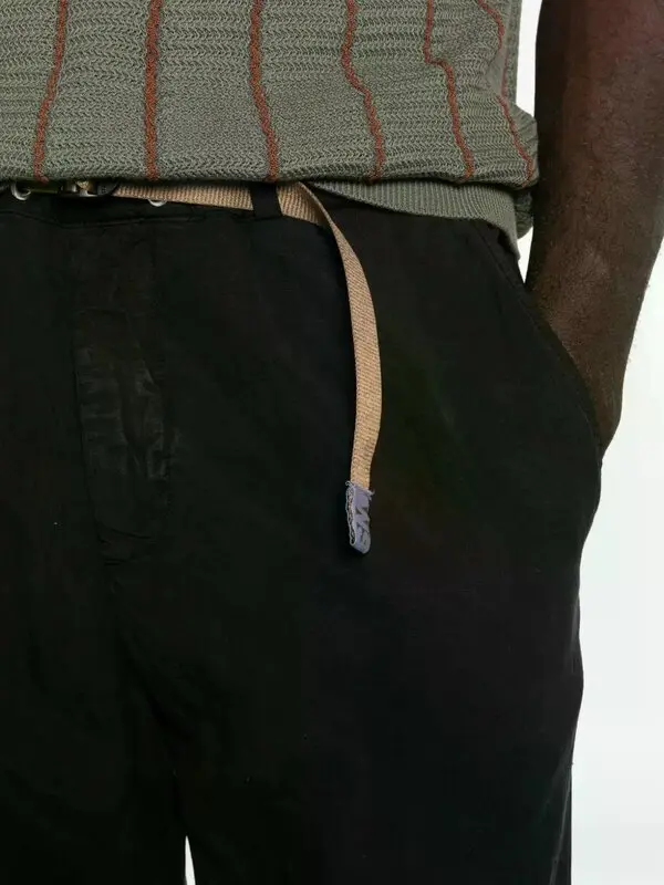 WHITE SAND Greg Trousers - Black