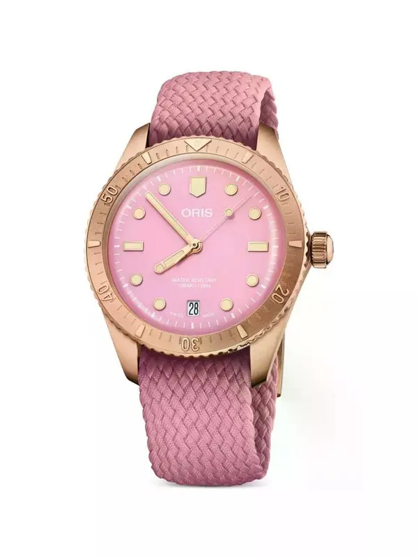 ORIS Divers Sixty-five 38mm Watch - Pink