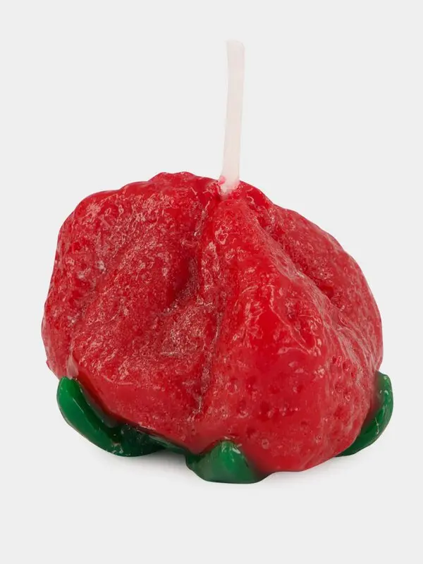 CERERIA INTRONA Strawberry Wax Candle - Red