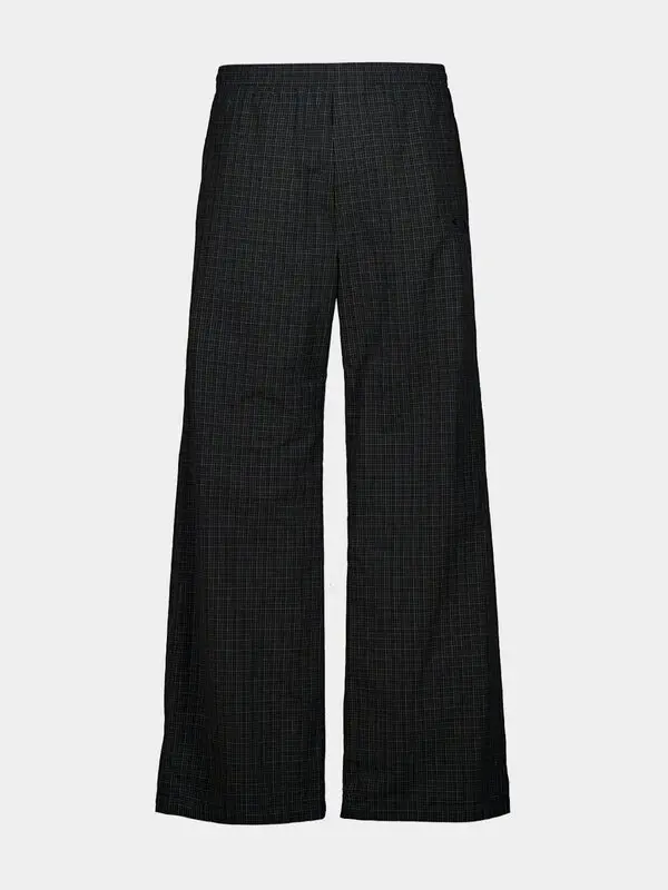 Balenciaga Navy Tailored Tracksuit Pants - Blue