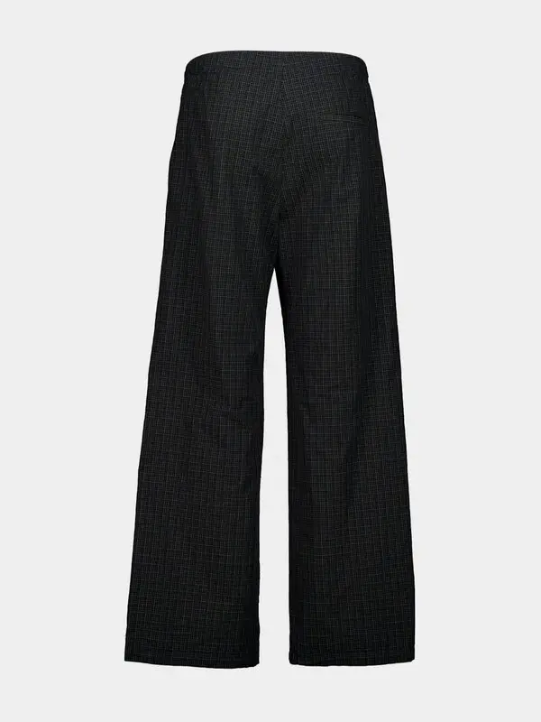 Balenciaga Navy Tailored Tracksuit Pants