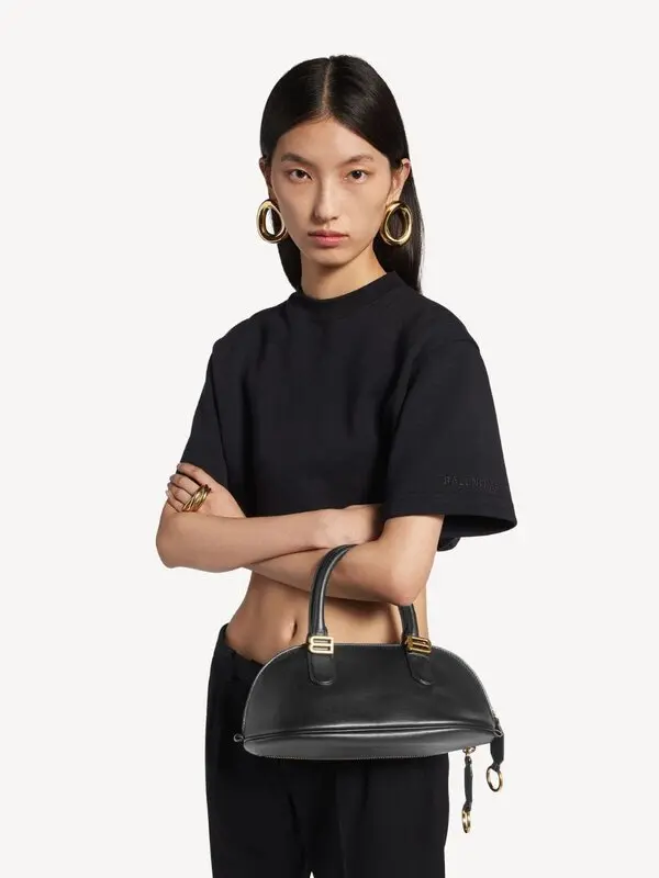 Balenciaga Bolero Bowling Mini Bag - Black