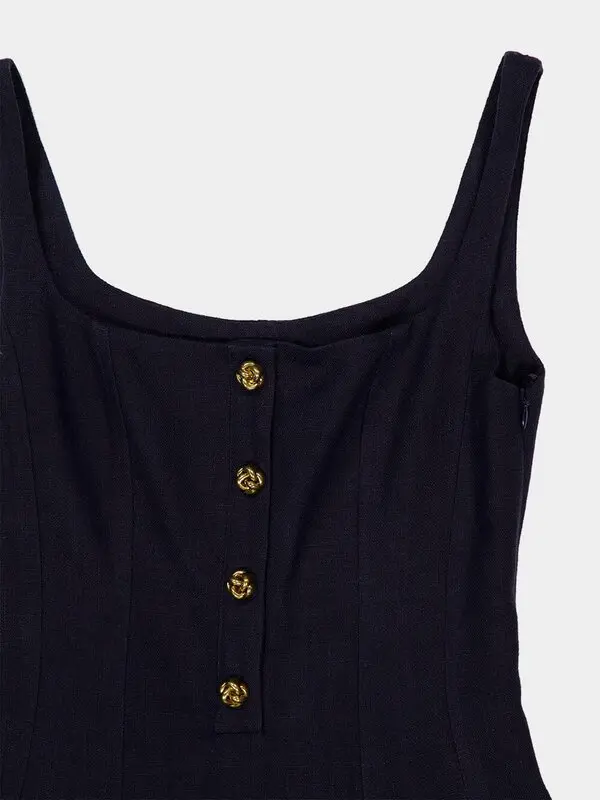 Altuzarra Navy Orrie Dress - Blue