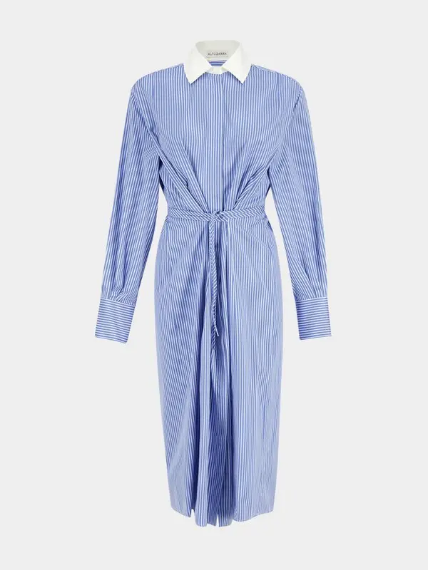Altuzarra Azure Stripe Floyd Dress - Blue