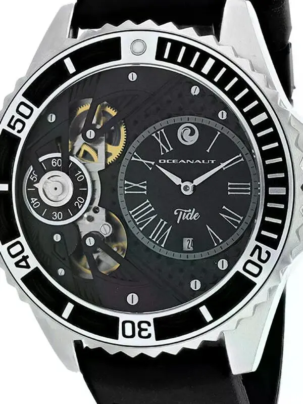 OCEANAUT Tide 48mm Watch - Black