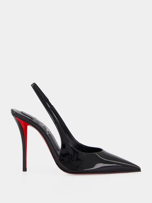 CHRISTIAN LOUBOUTIN Miss Z Slingback Pumps - Black