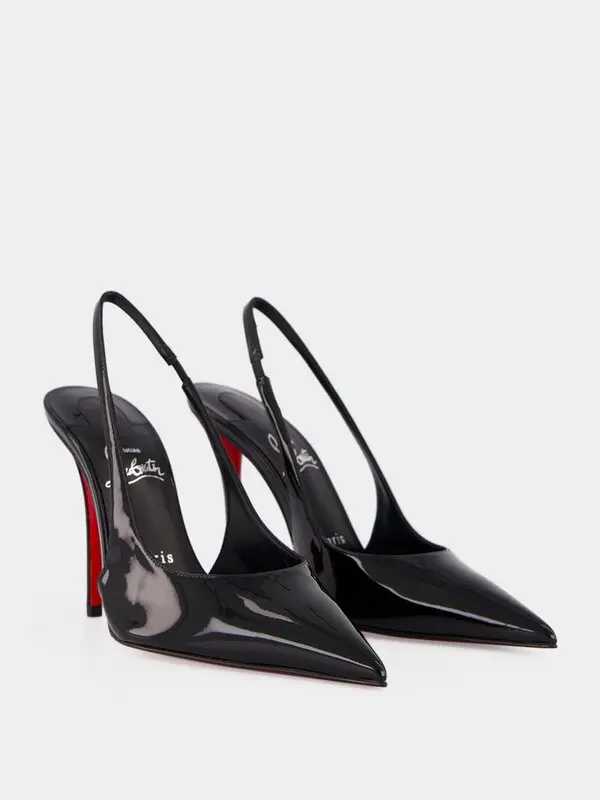 CHRISTIAN LOUBOUTIN Miss Z Slingback Pumps - Black