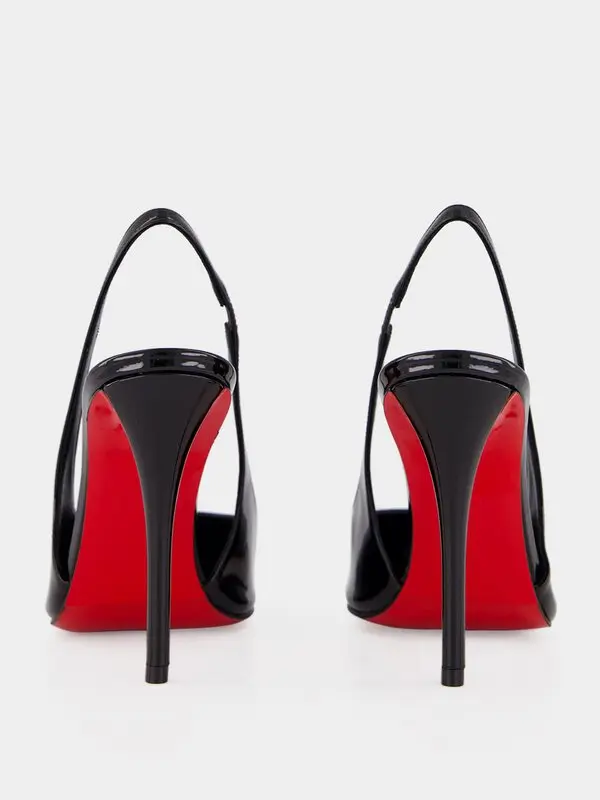 CHRISTIAN LOUBOUTIN Miss Z Slingback Pumps - Black