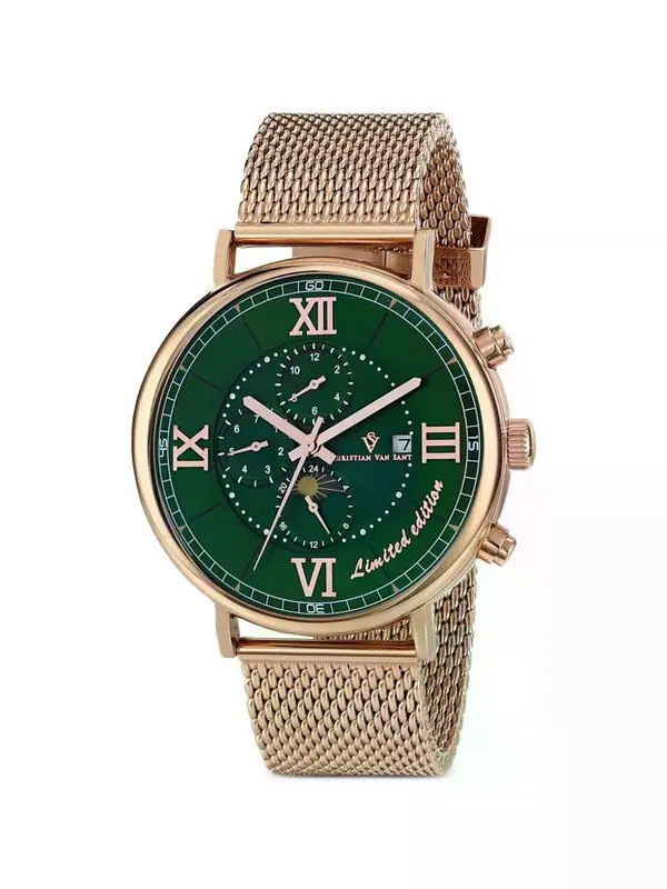 CHRISTIAN VAN SANT Somptueuse Ltd 46mm Watch - Green