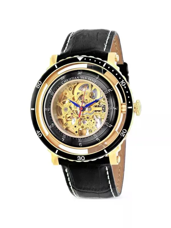CHRISTIAN VAN SANT Dome 45mm Strap Watch - Gold