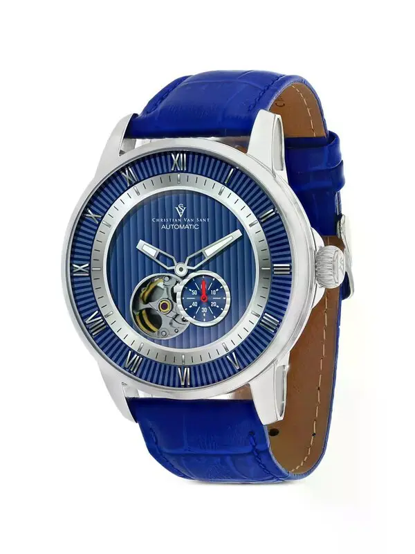 CHRISTIAN VAN SANT Viscay 42mm Strap Watch - Blue
