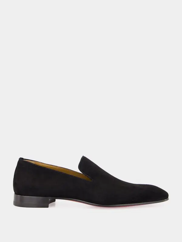 CHRISTIAN LOUBOUTIN Dandelion Suede Loafers - Black