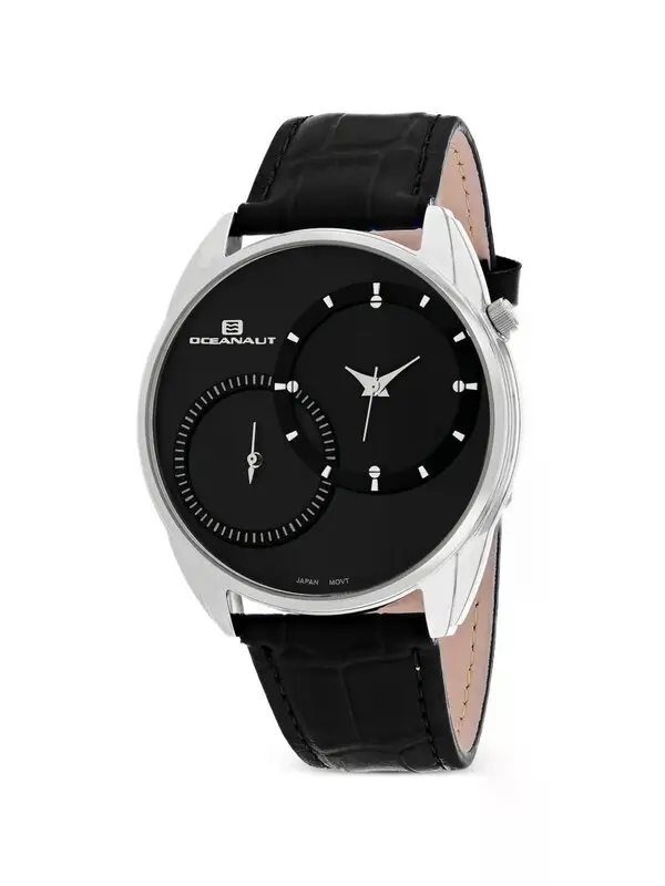 OCEANAUT Sentinel Dual-time 41mm Watch - Black