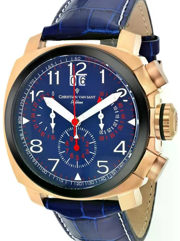 CHRISTIAN VAN SANT Grand Python 48mm Watch - Blue