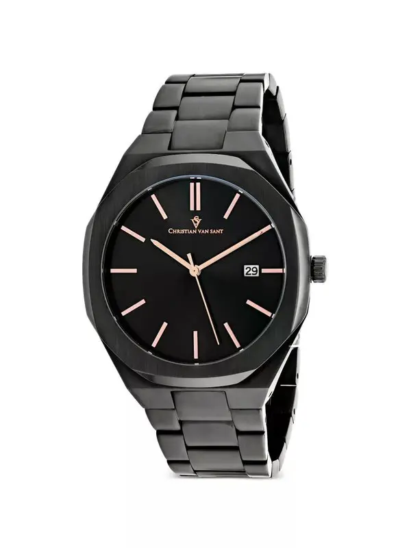 CHRISTIAN VAN SANT Octavius Slim 42mm Watch - Black
