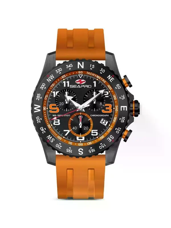 SEAPRO Gallantry 44mm Watch - Black