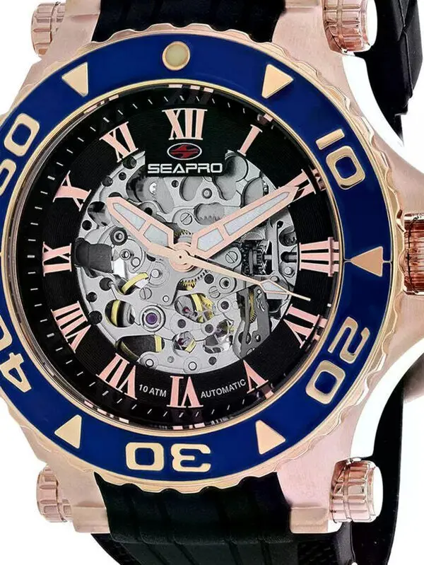SEAPRO 50mm Seaway Automatic Watch - Black