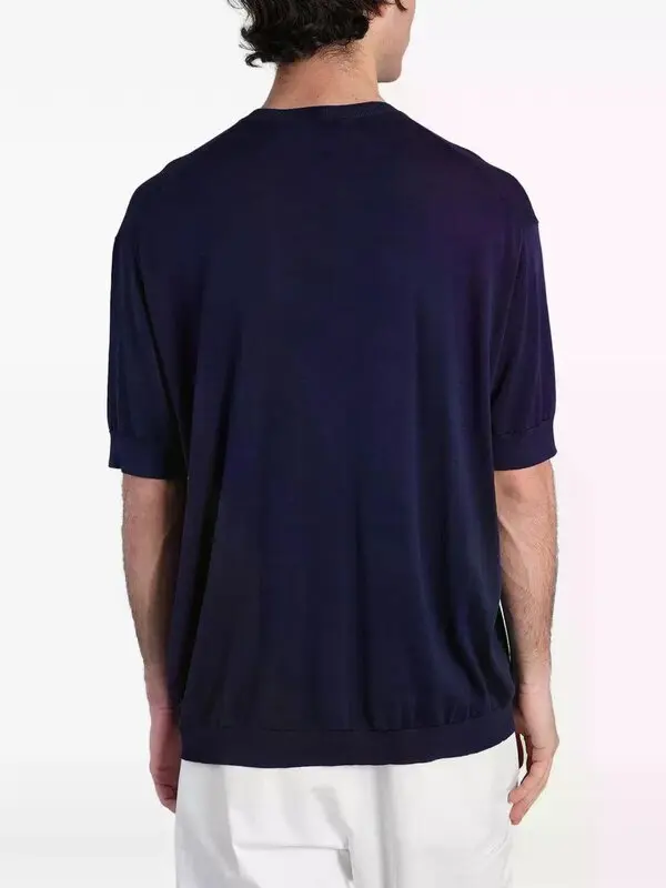 GREYED Ribbed-trim Short-sleeve T-shirt