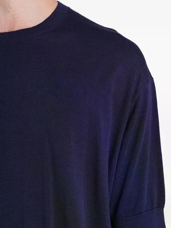 GREYED Ribbed-trim Short-sleeve T-shirt