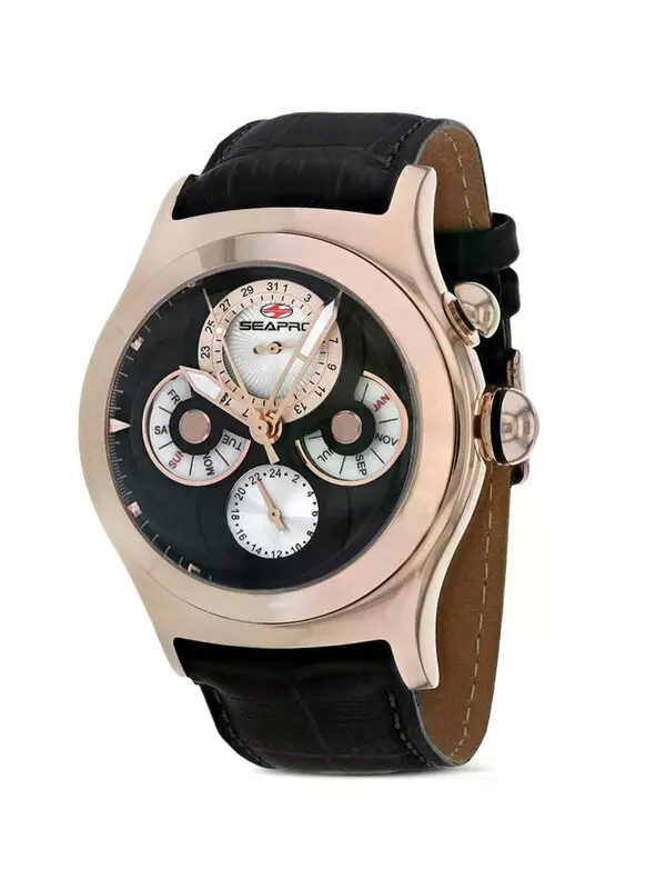 SEAPRO Chronoscope 40mm Watch - Black