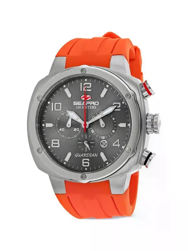 SEAPRO Guardian 44mm Chronograph Watch - Grey