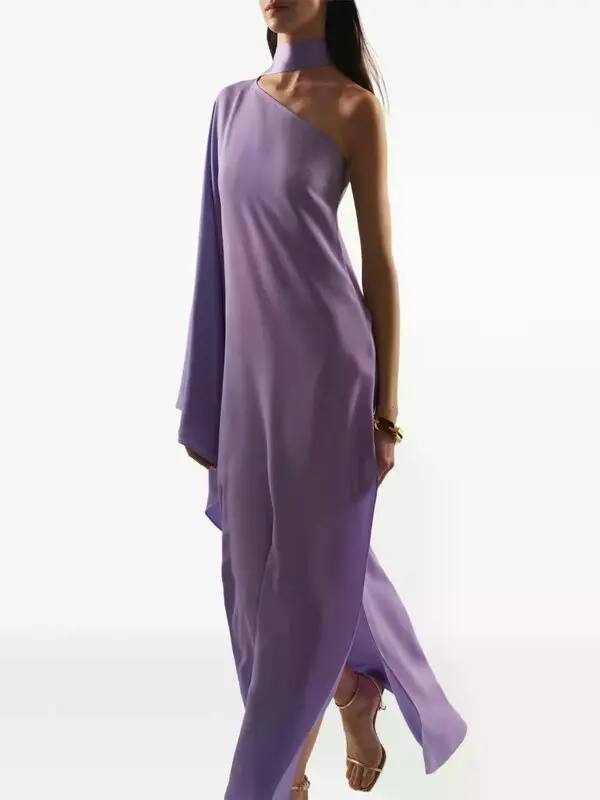TALLER MARMO Florinda One-shoulder Maxi Dress - Purple