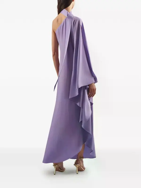 TALLER MARMO Florinda One-shoulder Maxi Dress - Purple