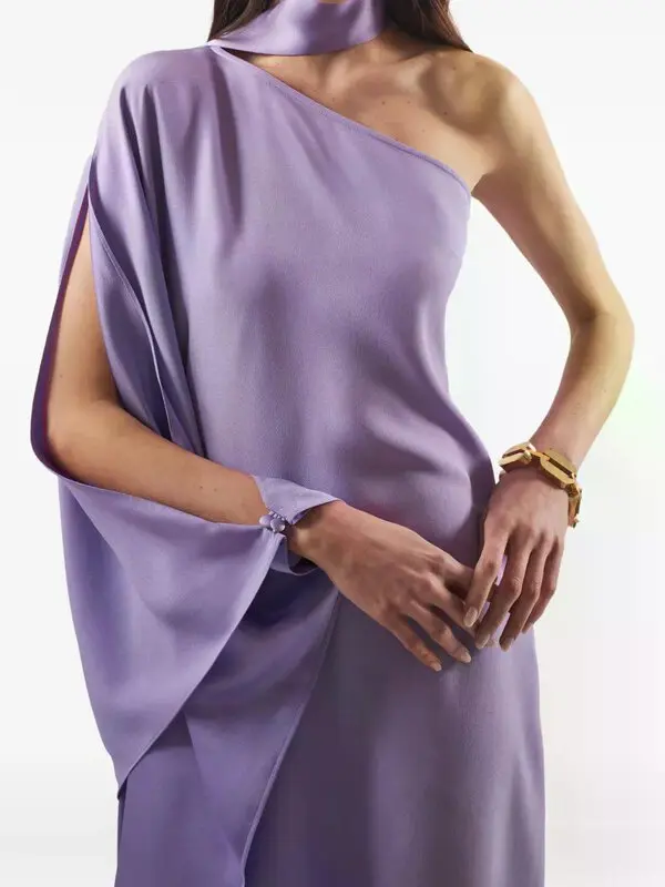TALLER MARMO Florinda One-shoulder Maxi Dress - Purple