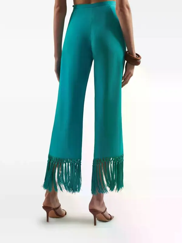 TALLER MARMO Tulum Fringe-trimmed Trousers