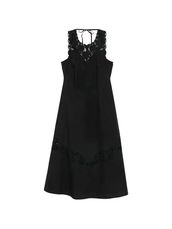 TWINSET Lace Detail Long Dress