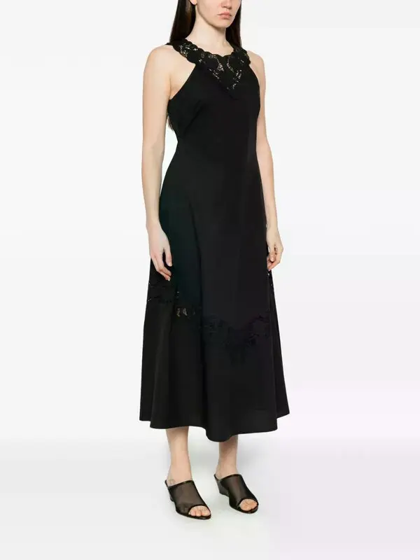 TWINSET Lace Detail Long Dress