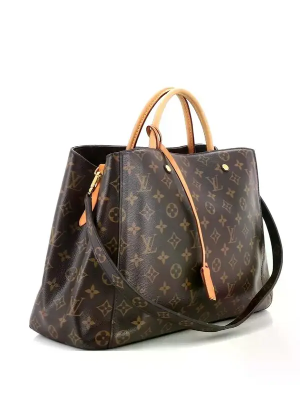 LOUIS VUITTON Montaigne Handbag Monogram Canvas Gm - Brown